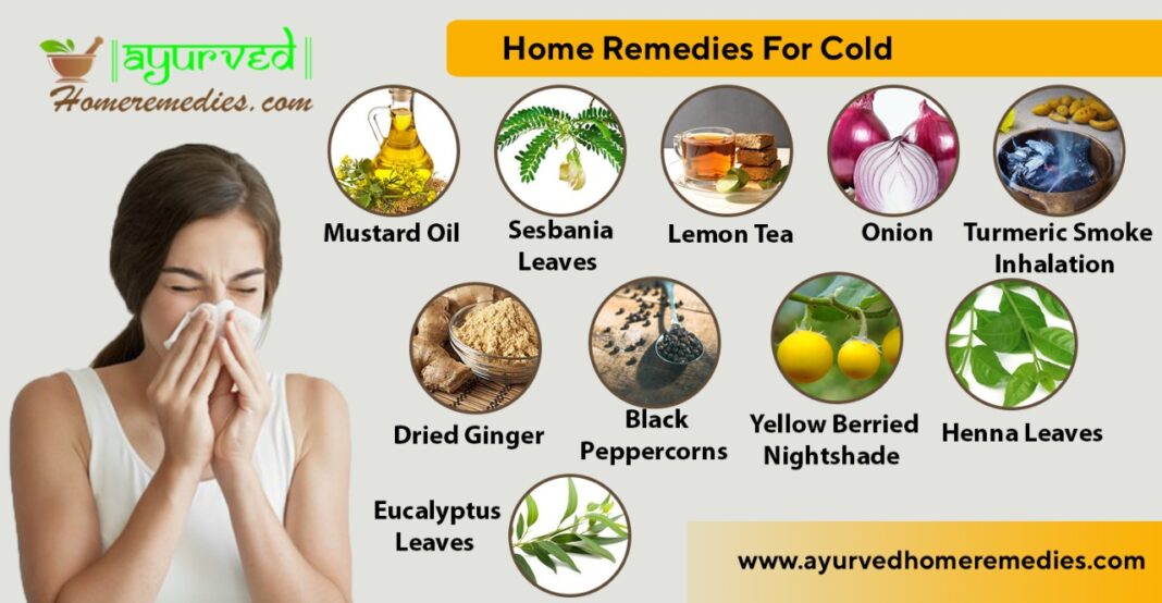 10 Natural Home Remedies For Common Cold | Home Remedies To Get Rid Of ...